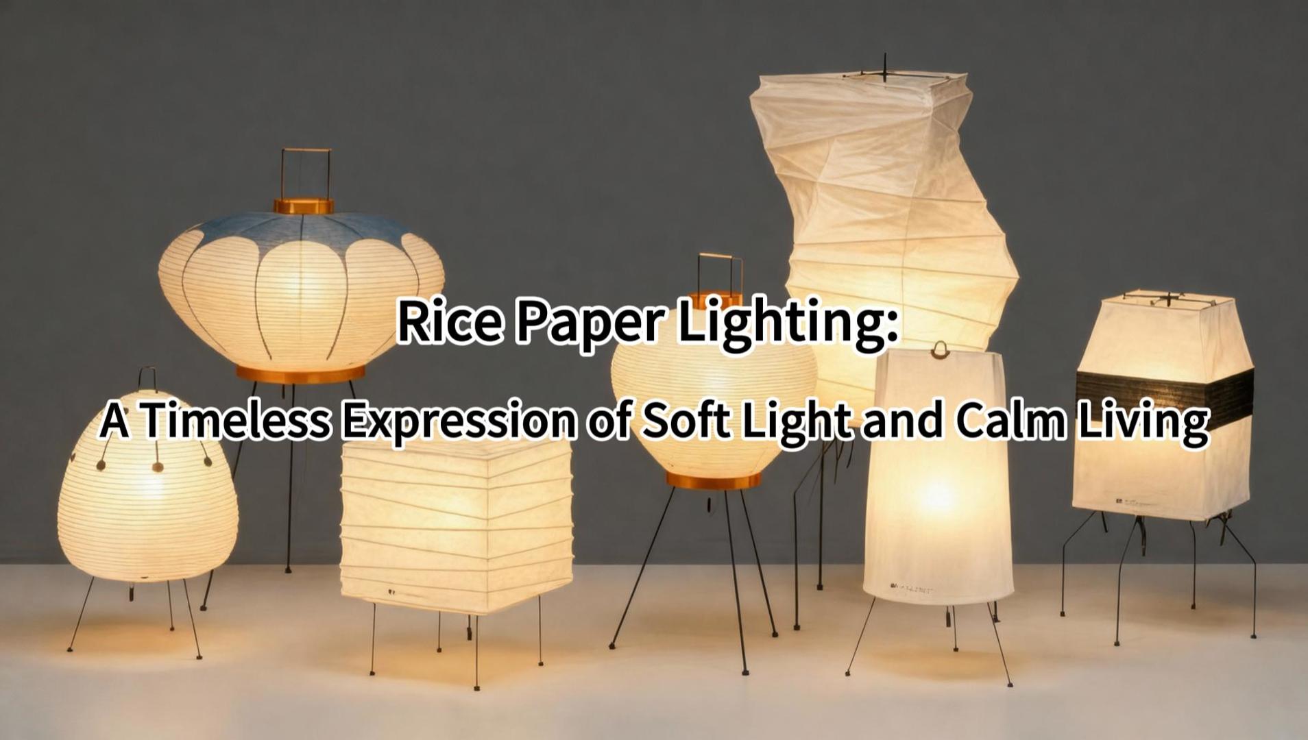 Rice Paper Lamps & Akari Style Lighting for Modern Interiors | Loonglight