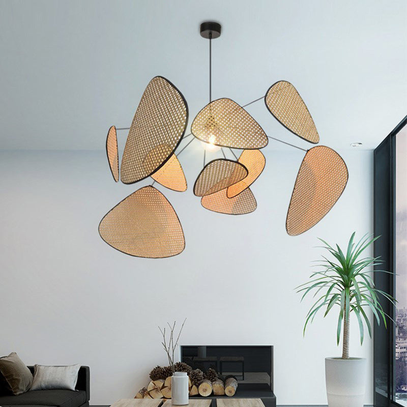 Woven Leaf Pendant Light – Natural Elegance in Handcrafted Form ...